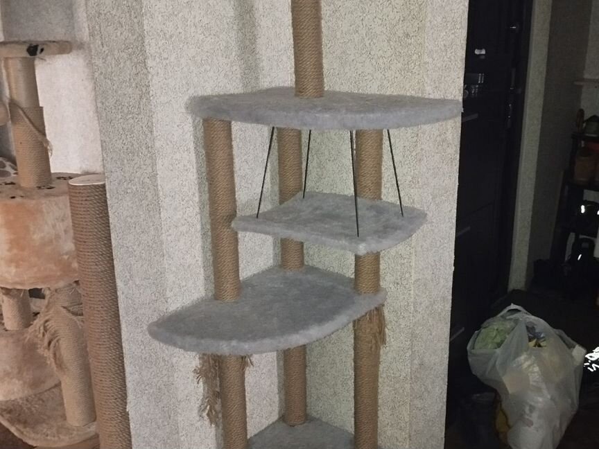 Когтеточка с домиком бу для кошки