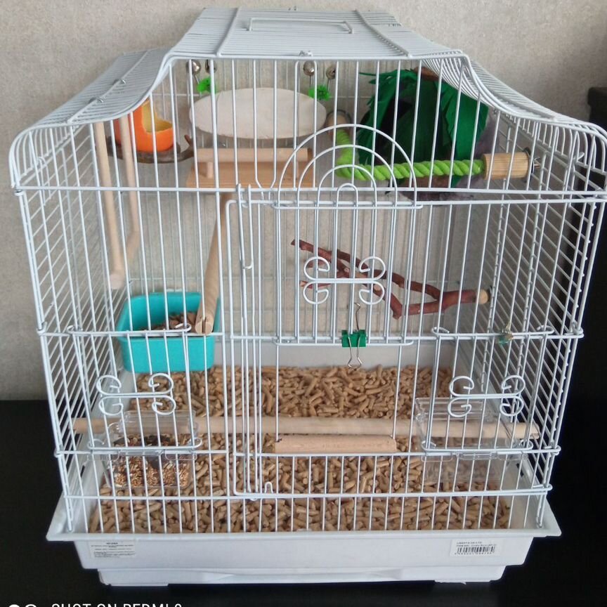 Клетка для попугаев (неразлучники, волнистики)