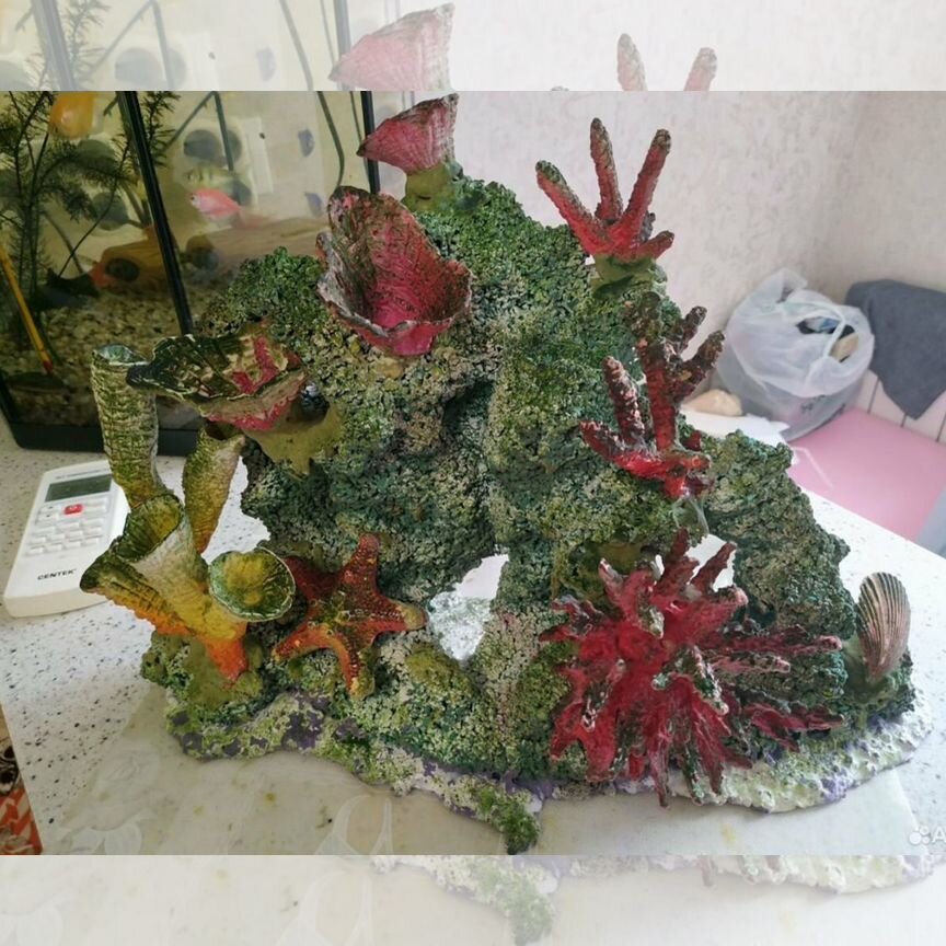 Декорации для аквариума коралл