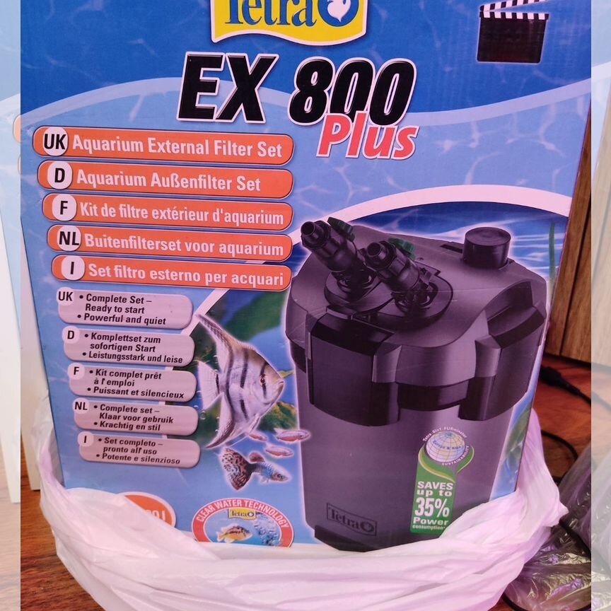 Декор в аквариум.Фильтр внешний Tetra 800 plus