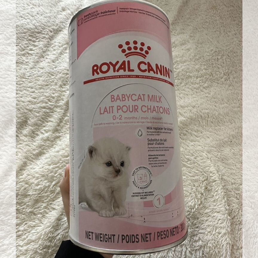 Молоко для котят 1 пакет с бутылочкой