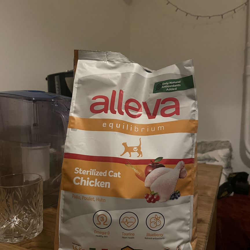 Корм для кошек alleva