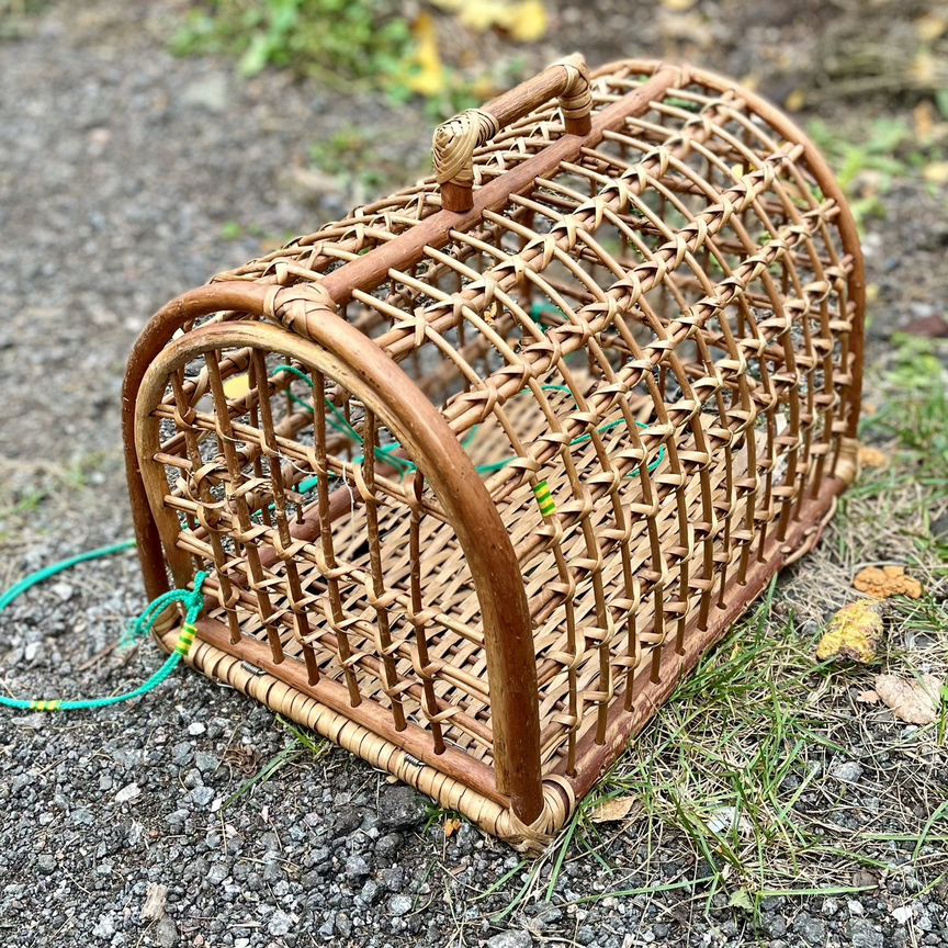 Переноска для кота ротанг