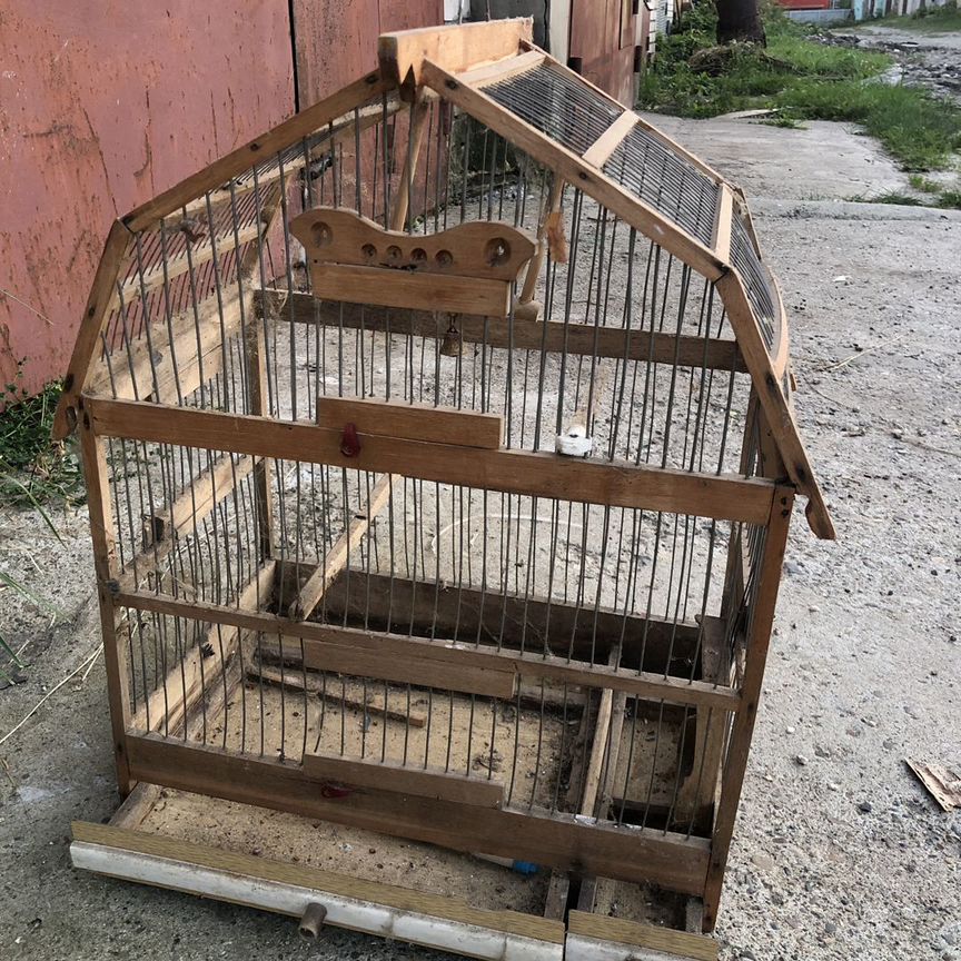 Большая клетка для птиц бу