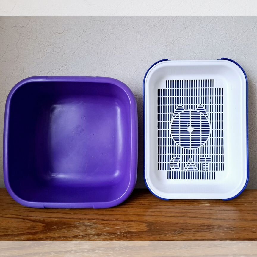 Лоток для кота и ванна для мытья кота