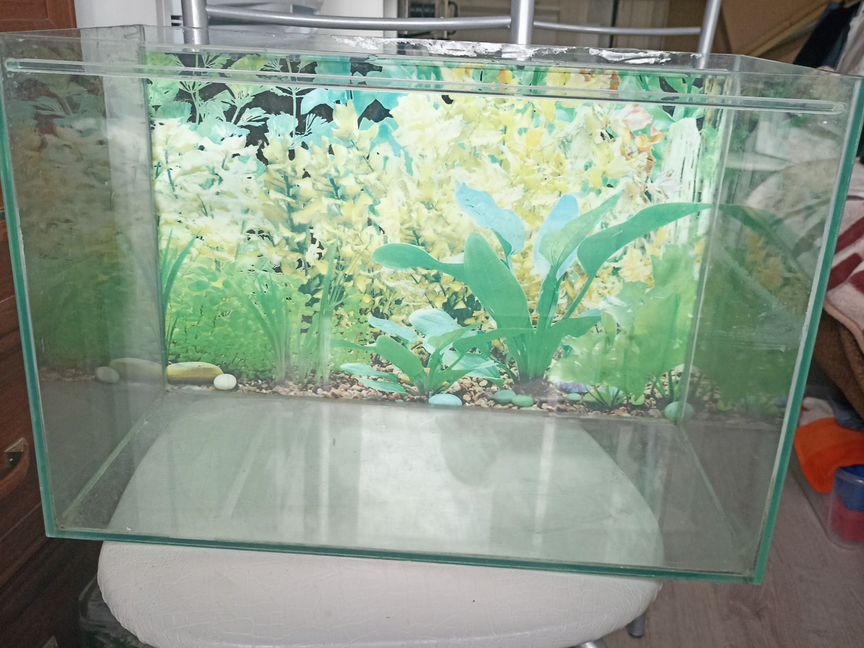 Аквариум б/у 30 лит. Для рыбок или черепах