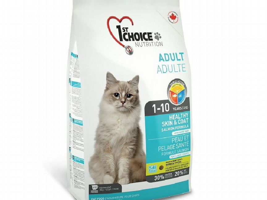 Корм 1st Choice для кошек 5.44кг