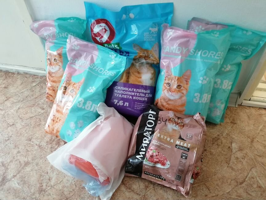 Силикагелевый наполнитель для кошачьего лотка 23 л