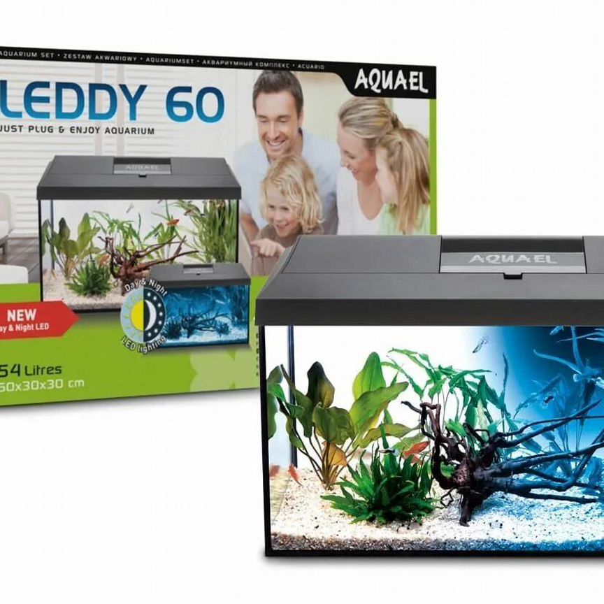 Аквариум aquael leddy 60 (54л)