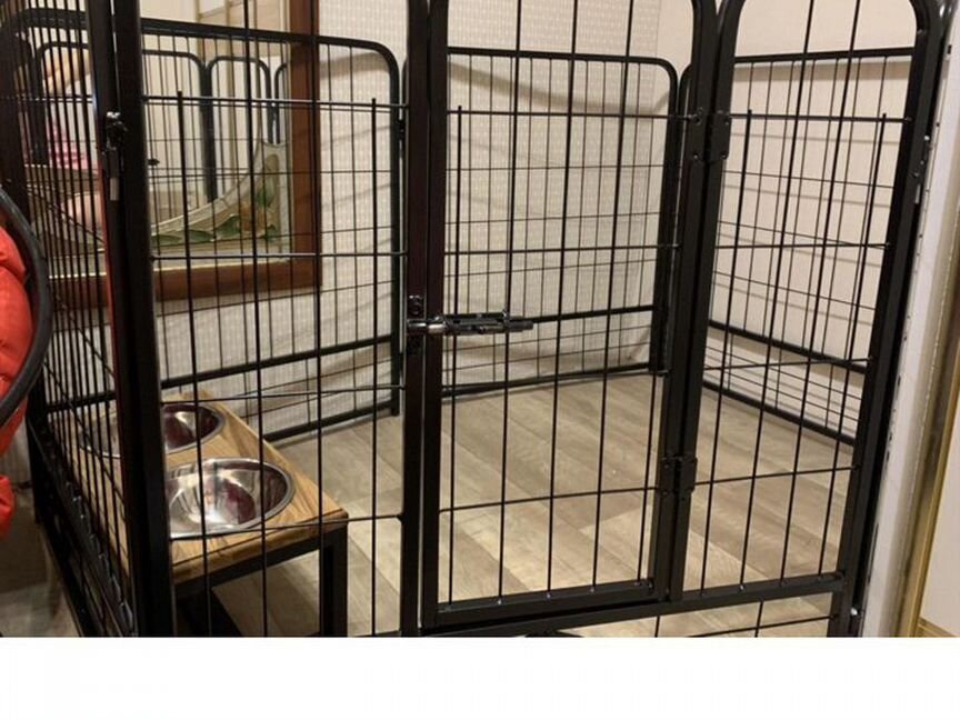 Усиленный вольер для серьезных собак 80 см высота
