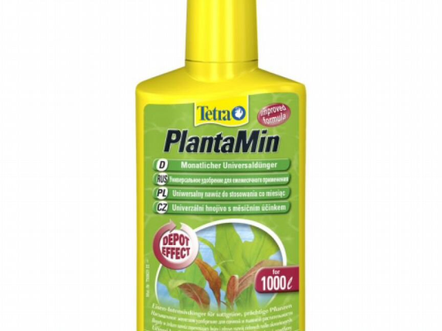 Tetra PlantaMin жидкое удобрение с Fe и микроэлеме