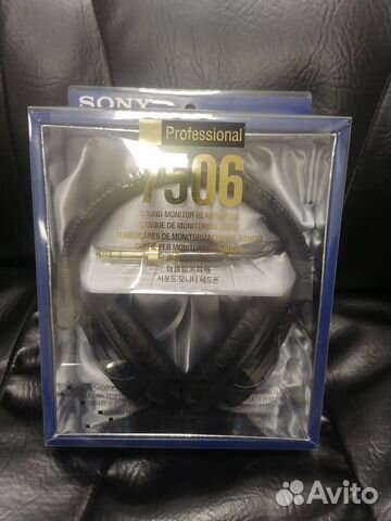 Наушники Sony MDR-7506 оригинал купить в Москве | Электроника | Авито