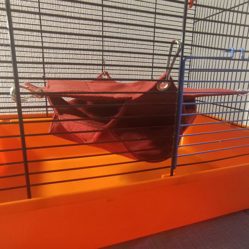 Гамак - конверт для грызунов тройной 25х25 см