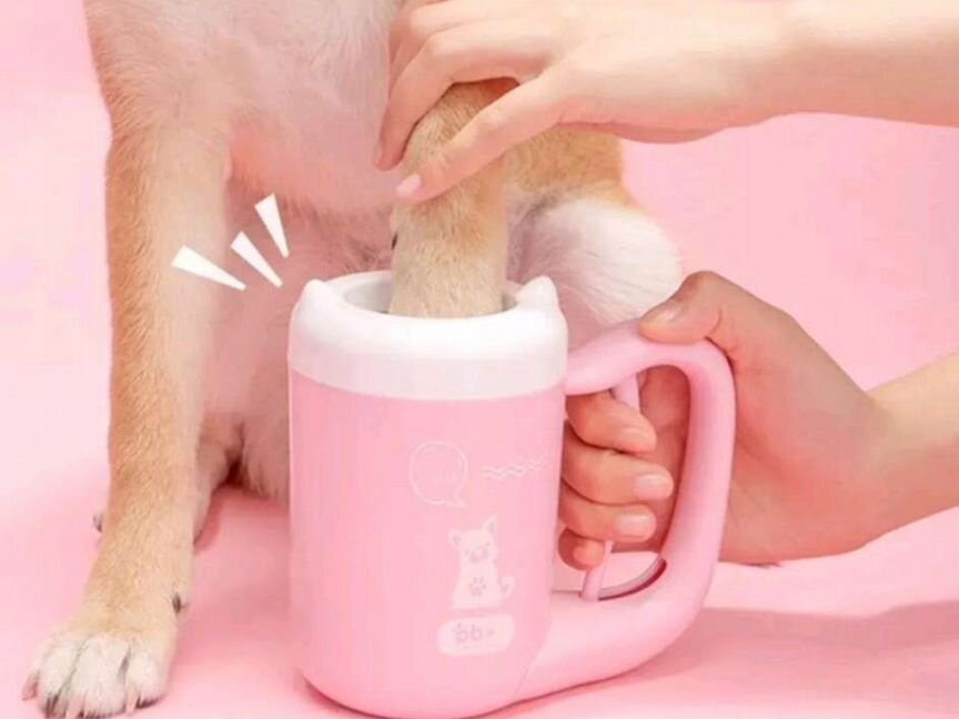 Чашка для чистки лап