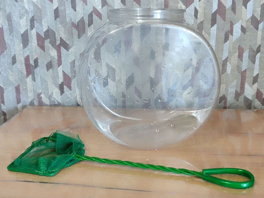 Аквариум круглый пластиковый, 4,8 литра