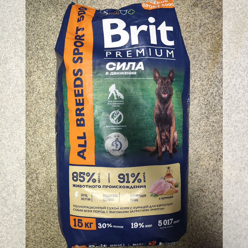 Корм для собак Brit Premium Sport