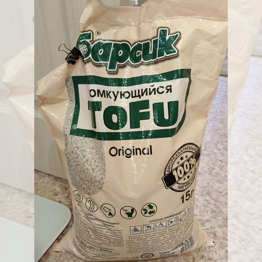 Наполнитель Барсик tofu оригинал