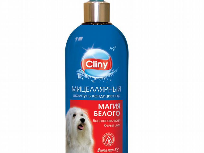 Cliny магия белого шампунь-кондиционер для животны