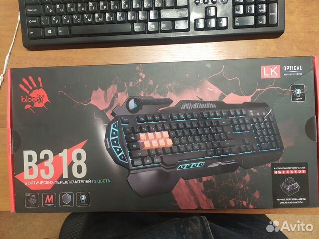 Клавиатура проводная A4Tech Bloody B318, (LK Light купить в Симферополе ...