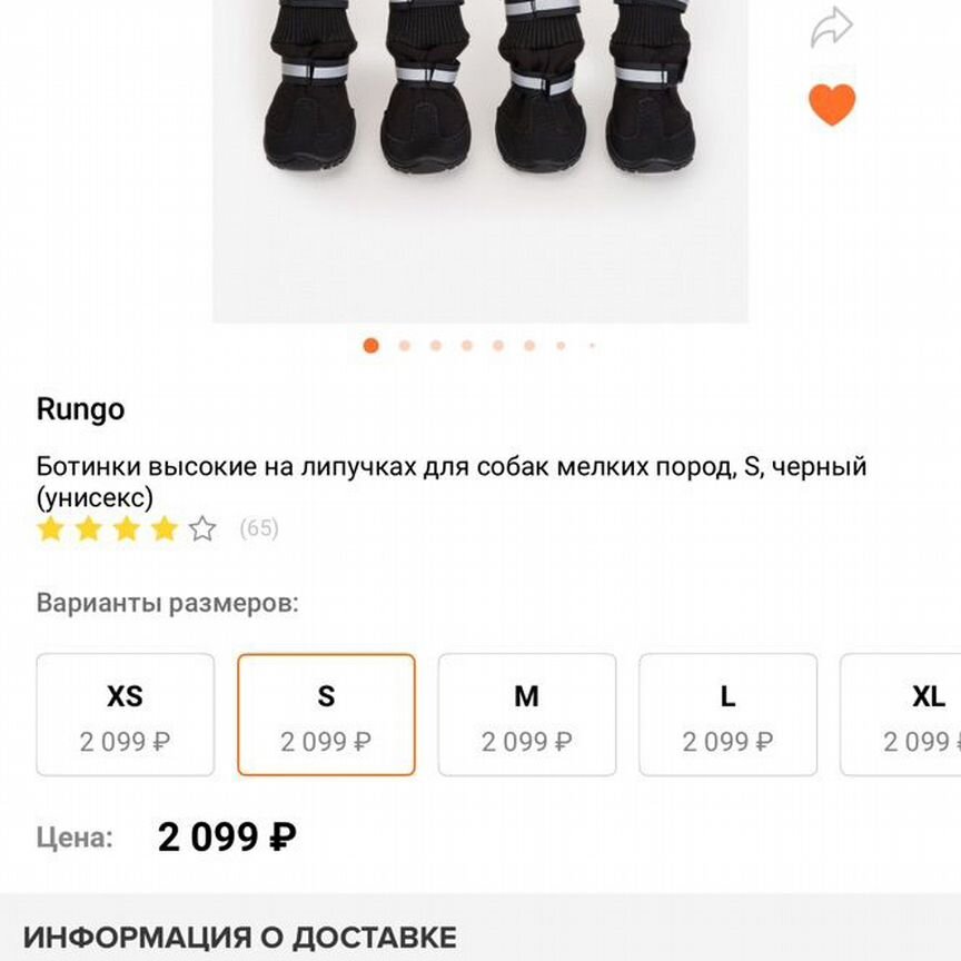 Ботинки для собак