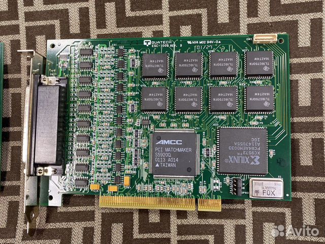 Плата PCI 8x RS232 Quatech ESC-100D купить в Апрелевке | Электроника ...