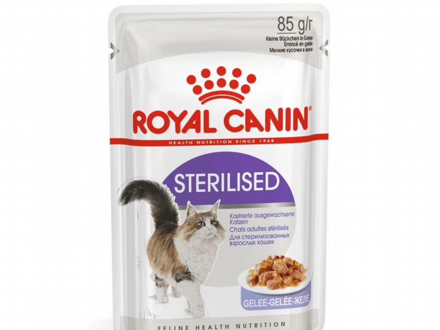 Royal Canin паучи кусочки в желе для кастрированны