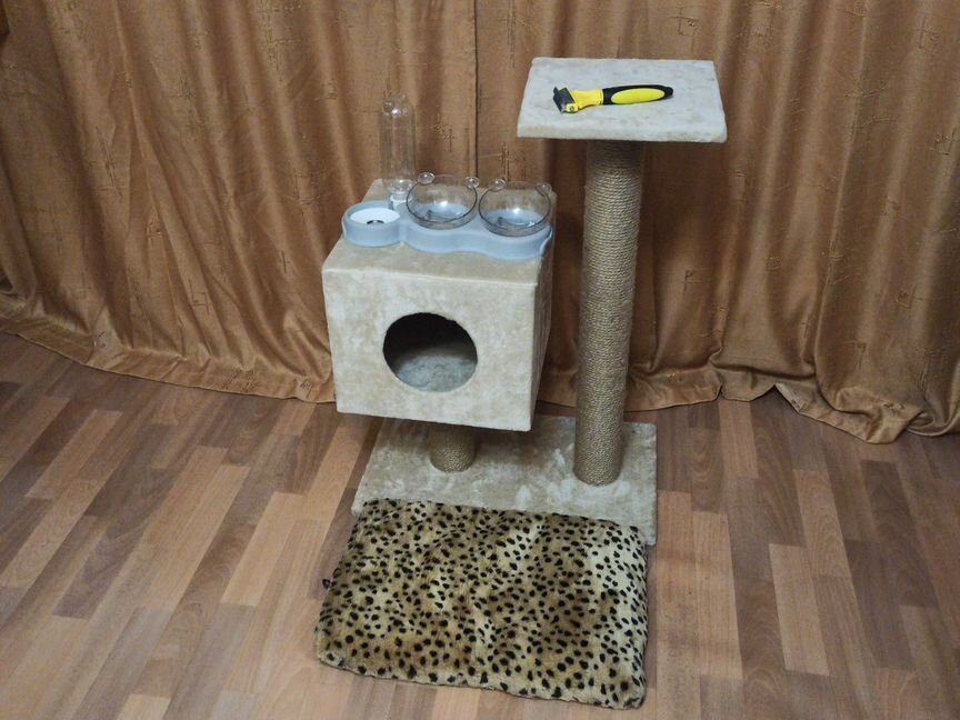Когтеточка домик для кошки