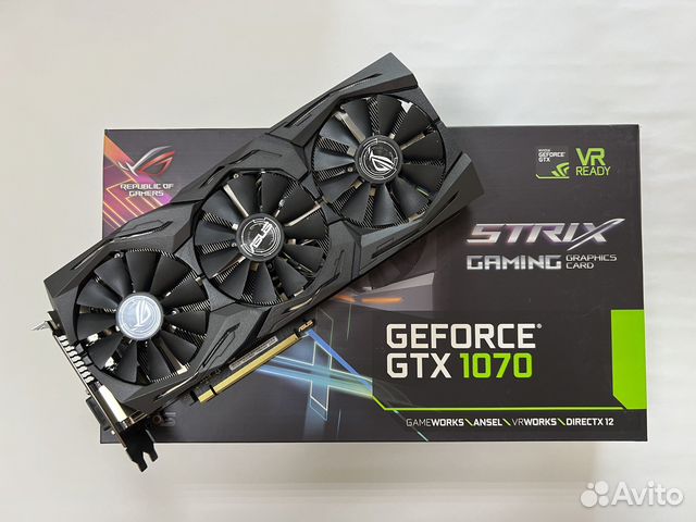 Видеокарта Asus Strix GeForce GTX 1070 8Gb купить в Красноярске ...