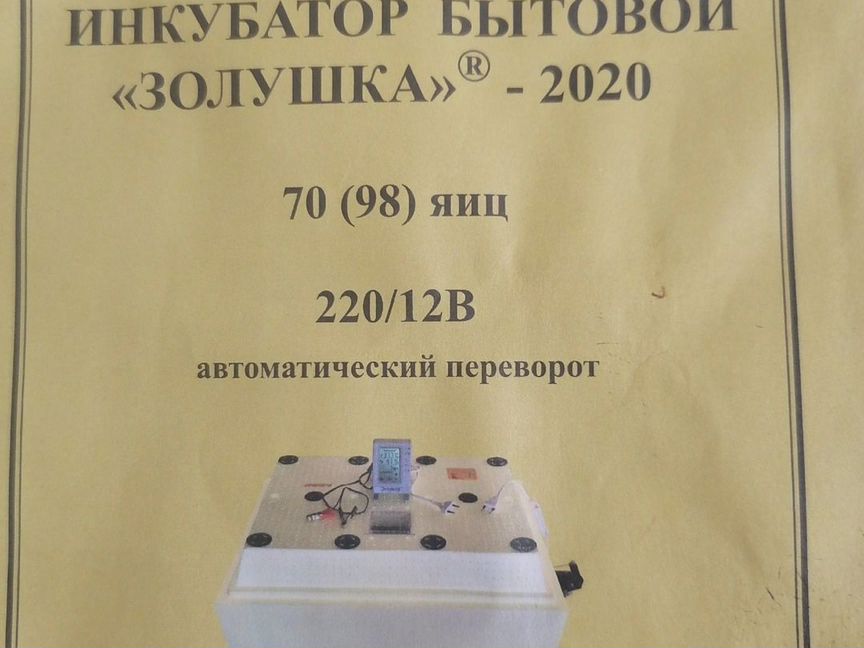 Инкубатор золушка