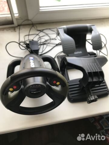 Игровой руль saitek R440 с педалями для пк купить в Москве ...