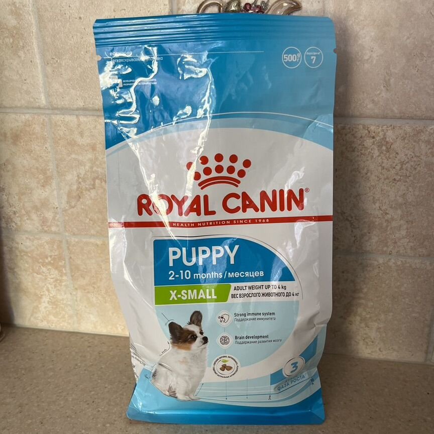 Корм для щенков royal canin puppy x-small 500 гр