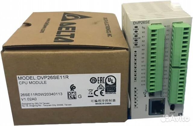 Delta DVP26SE11R PLC плк купить в Москве | Электроника | Авито