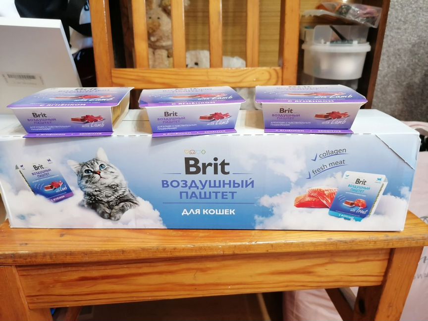 Корм для кошек Brit, паштет