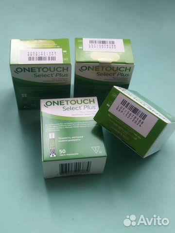 Тест Полоски для глюкометра Onetouch Select plus купить в Санкт ...