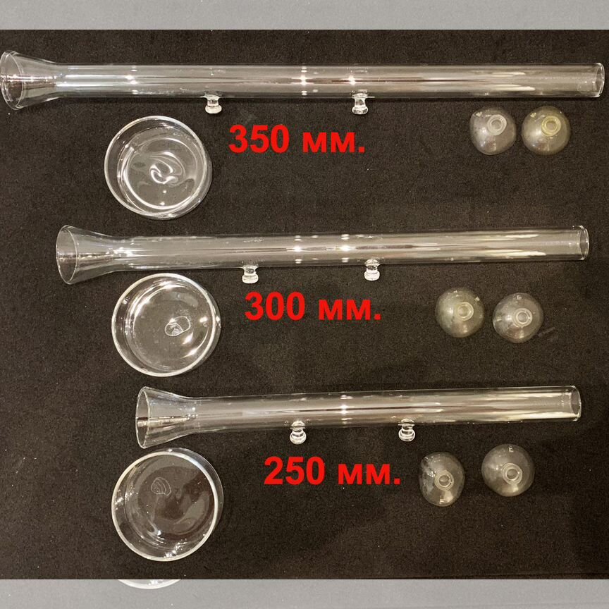 Стеклянная кормушка с трубкой для креветок