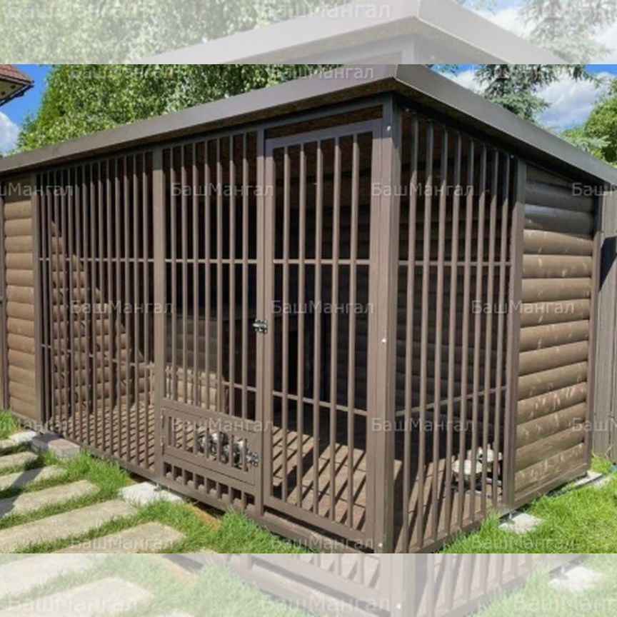 Вольер для собак с гарантией 5 лет