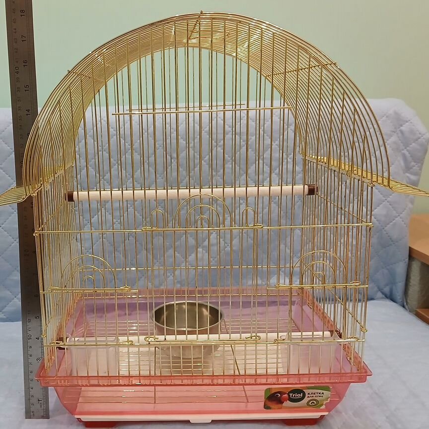 Клетка для попугая средняя бу