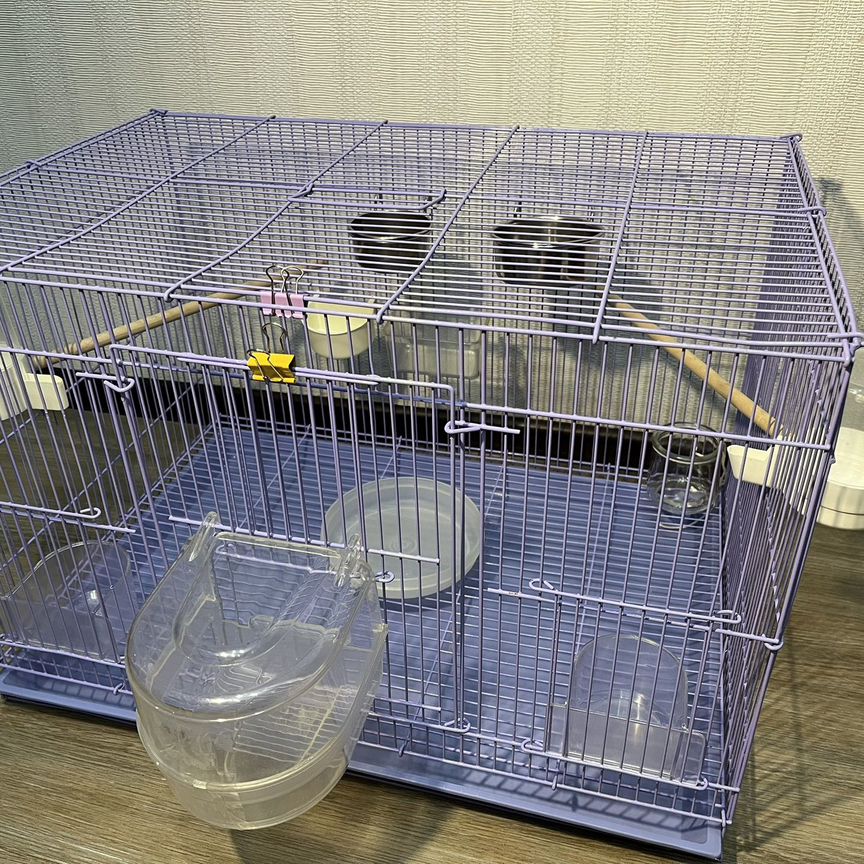 Большая клетка для птиц triol