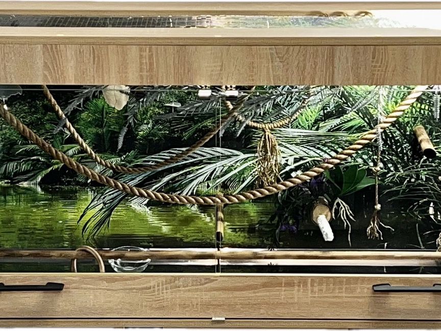 Клетка для птиц из дерева