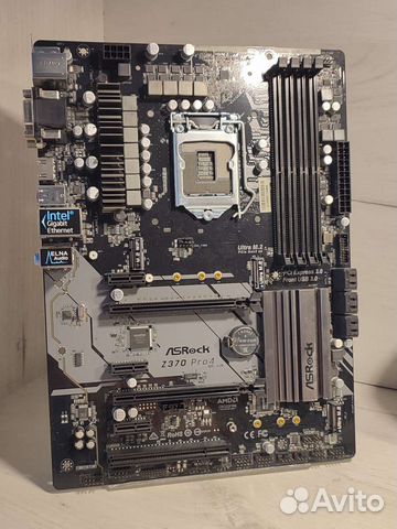 1151 v2 ASRock Z370 Pro 4 купить в Саратове | Электроника | Авито