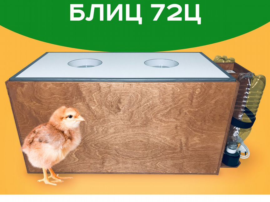 Инкубатор цифровой Блиц 72 ц10