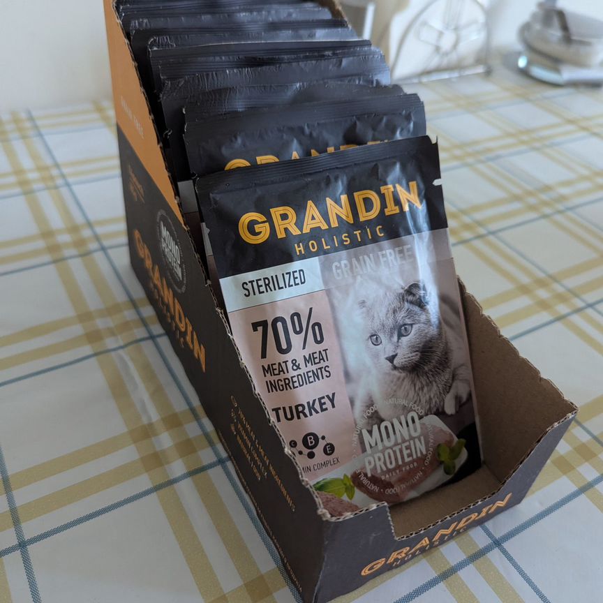 Влажный корм для стерилизованных кошек Grandin