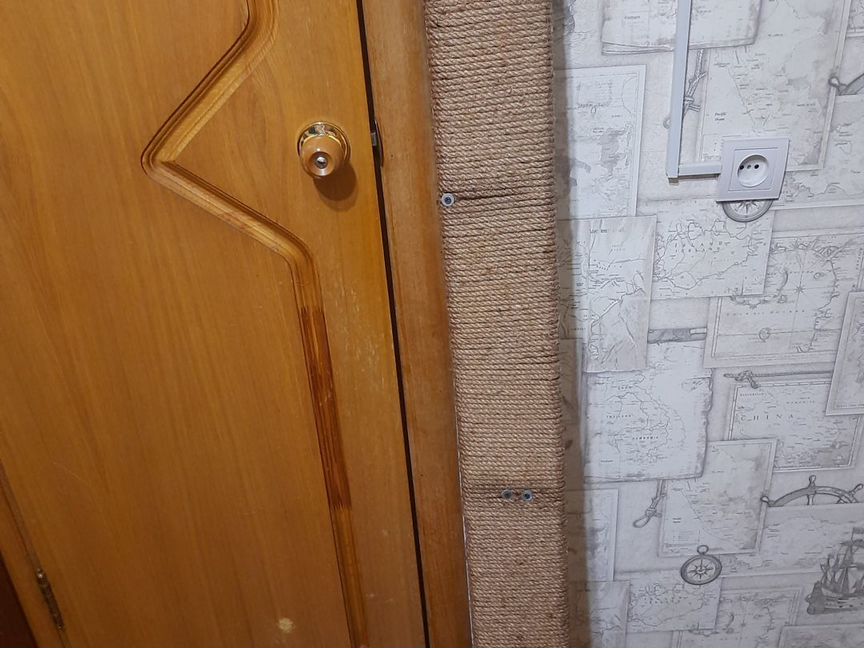 Когтеточка столбик самодельная