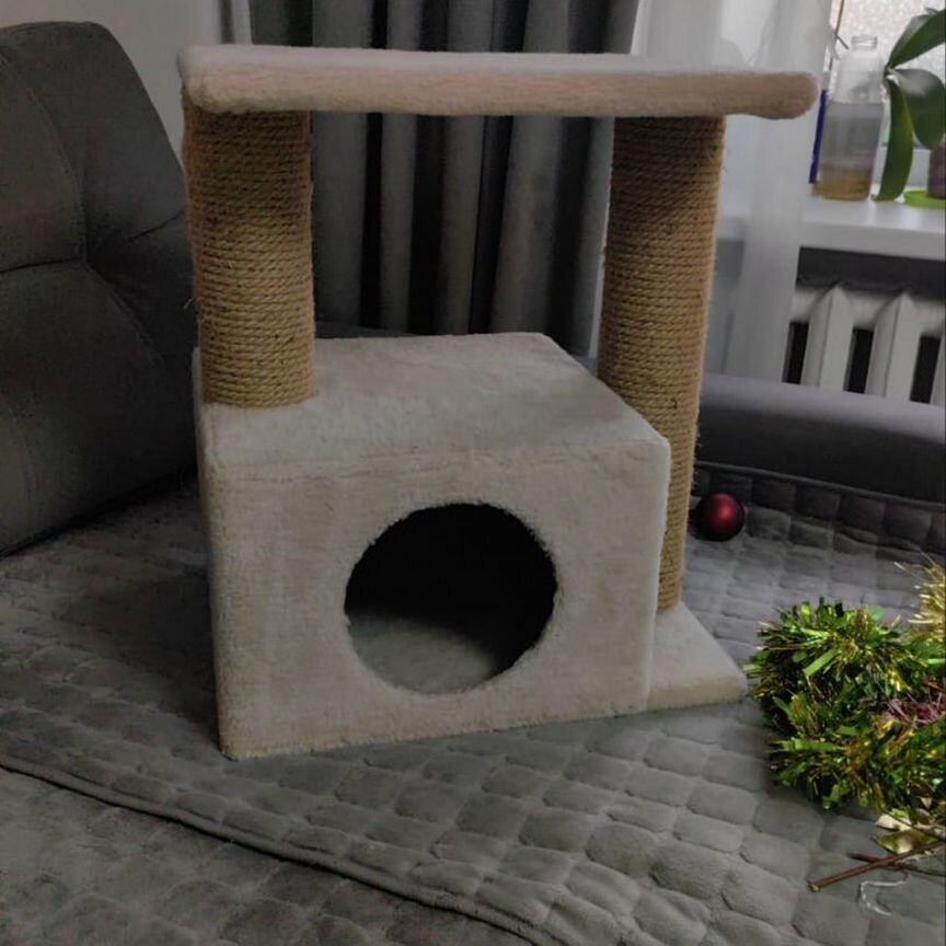 Когтеточка с домиком бу