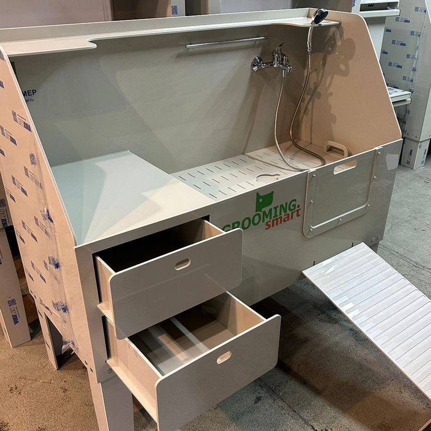 Мойка для животных с шкафом