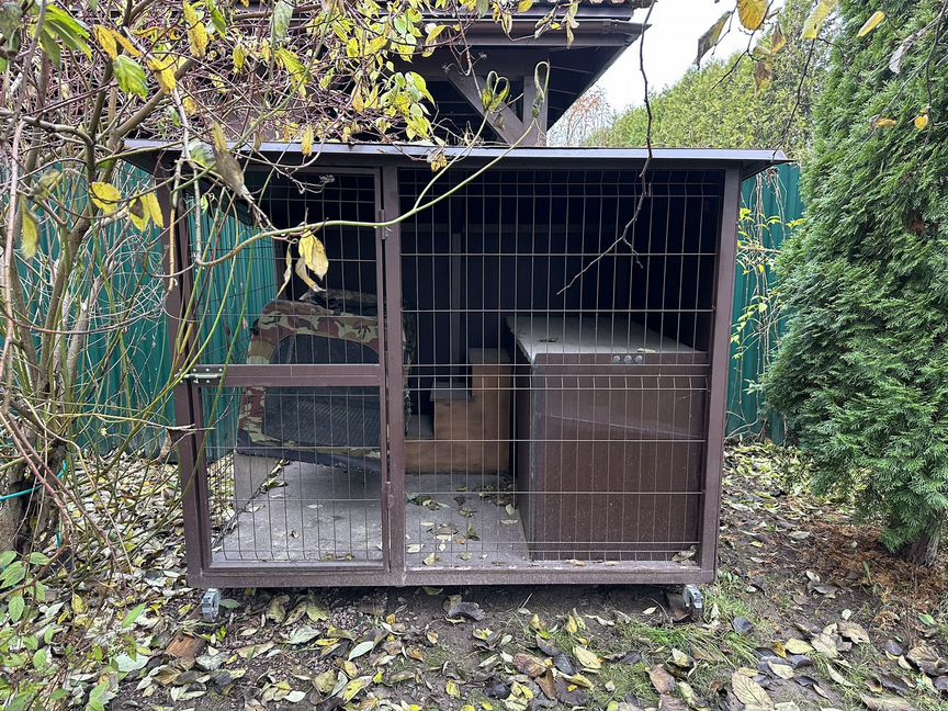 Вольер будка для собак передвижная