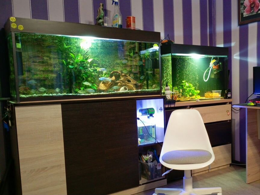 Аквариум с тумбой