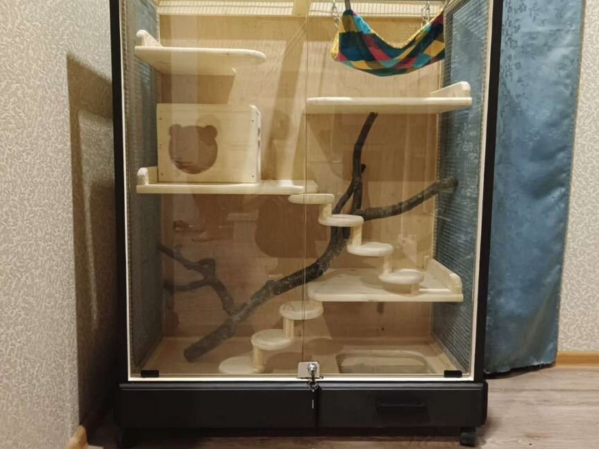 Витрина для шиншилл, белок, дегу и др