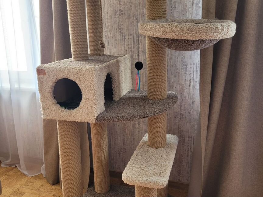 Дом когтеточка лежанка комплекс для кошек