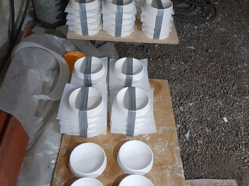 Гнезда для голубей из гипса